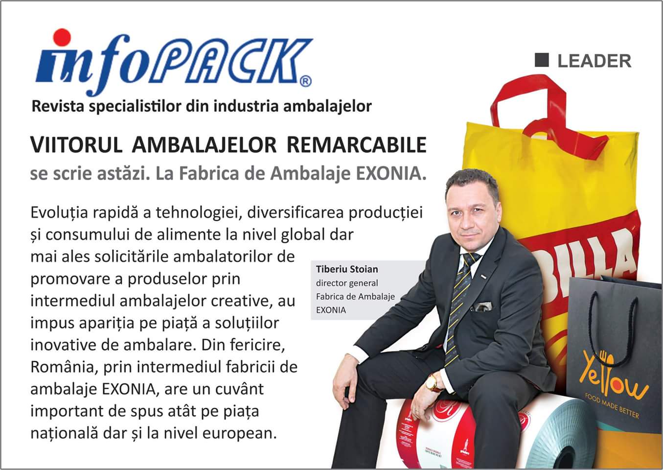 Exonia lider in industria ambalajelor din Romania | www ...